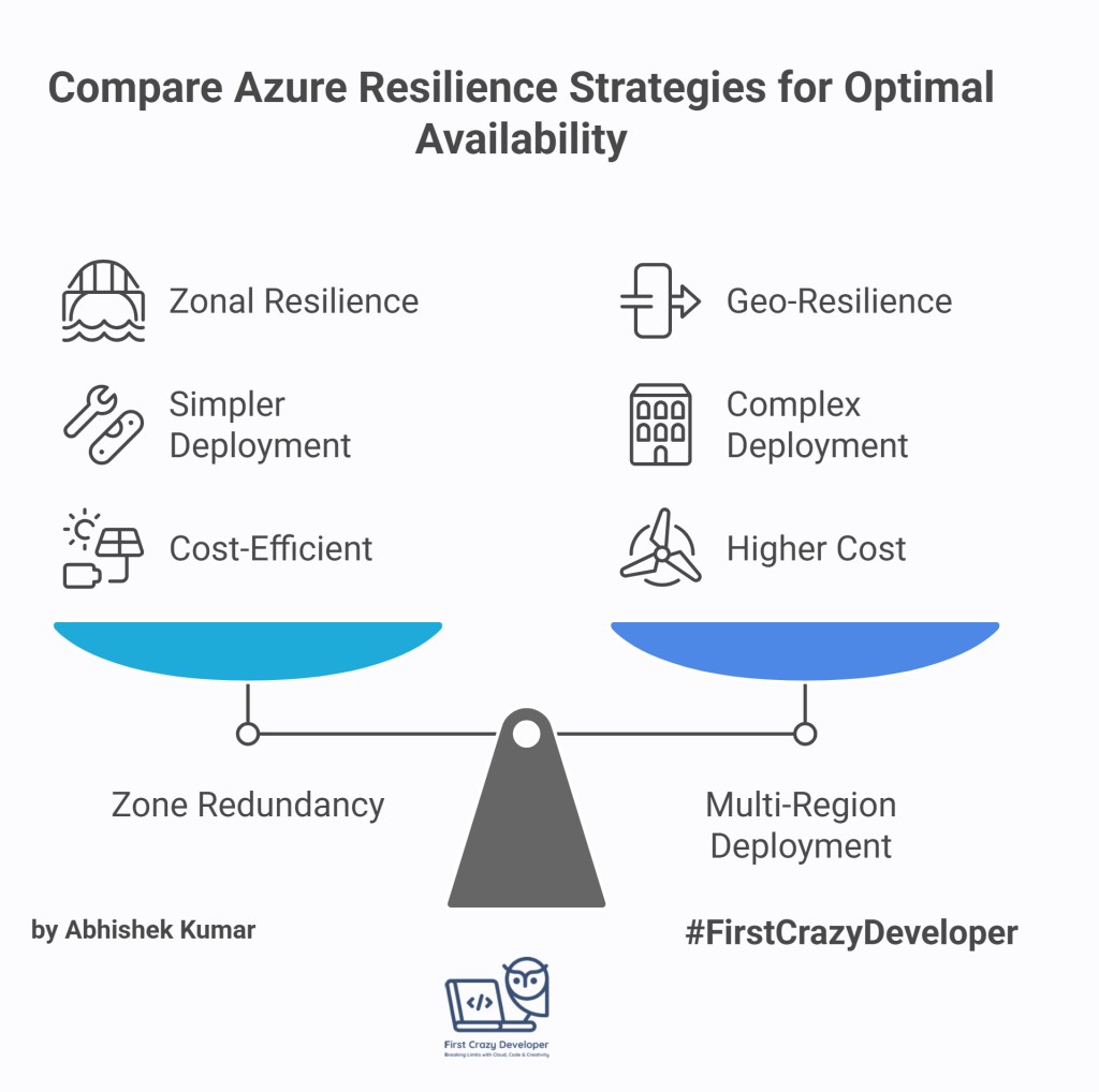 🚀 Azure Zone Redundancy vs Multi-Region: Ensuring Reliability at Scale ...
